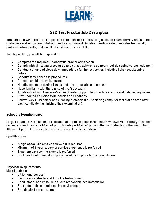 Meet the Team | Project Learn of Summit County